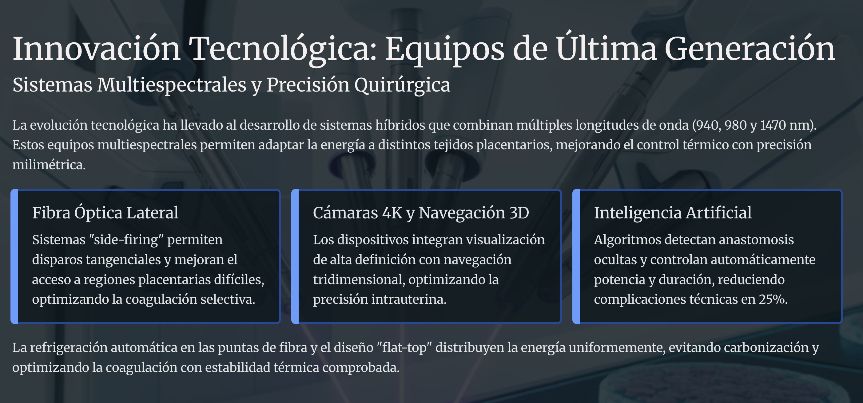 Cirugia fetal con laser - LasersLux | Equipos Laser