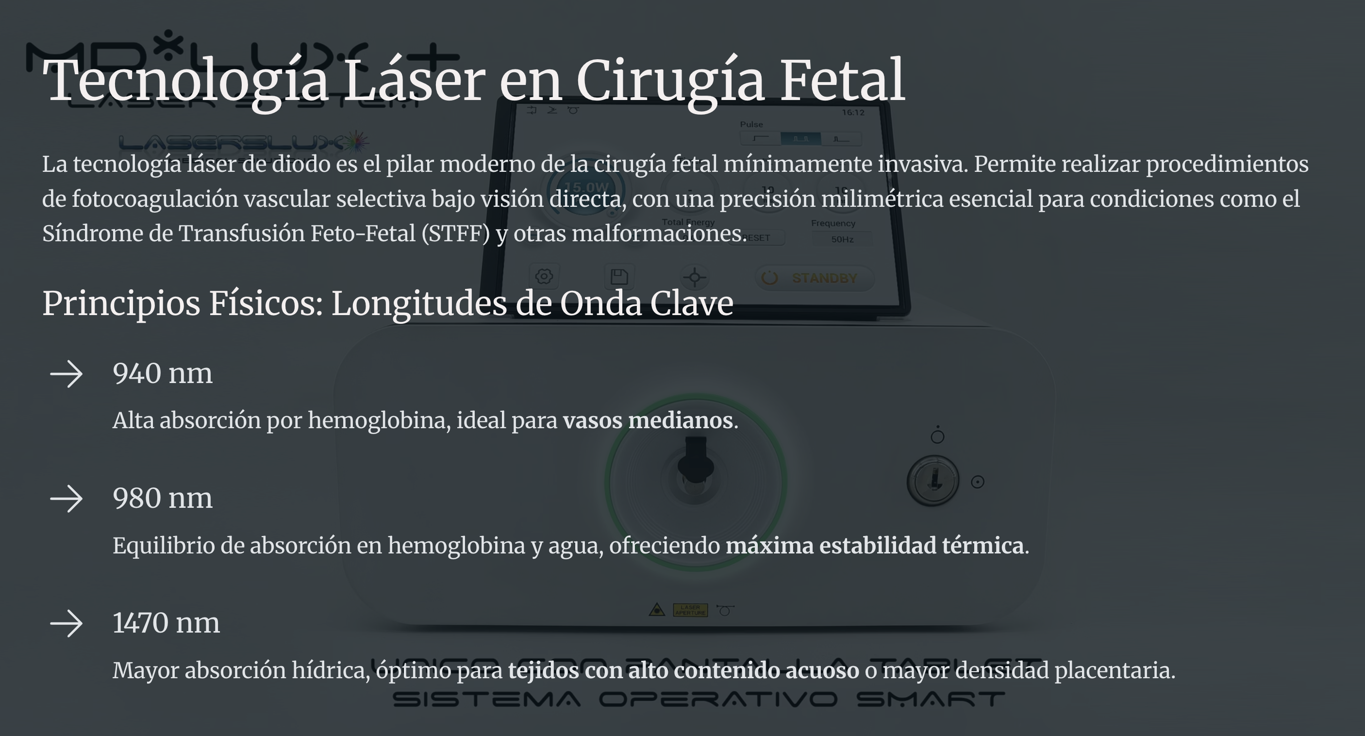 Cirugia fetal con laser - LasersLux | Equipos Laser