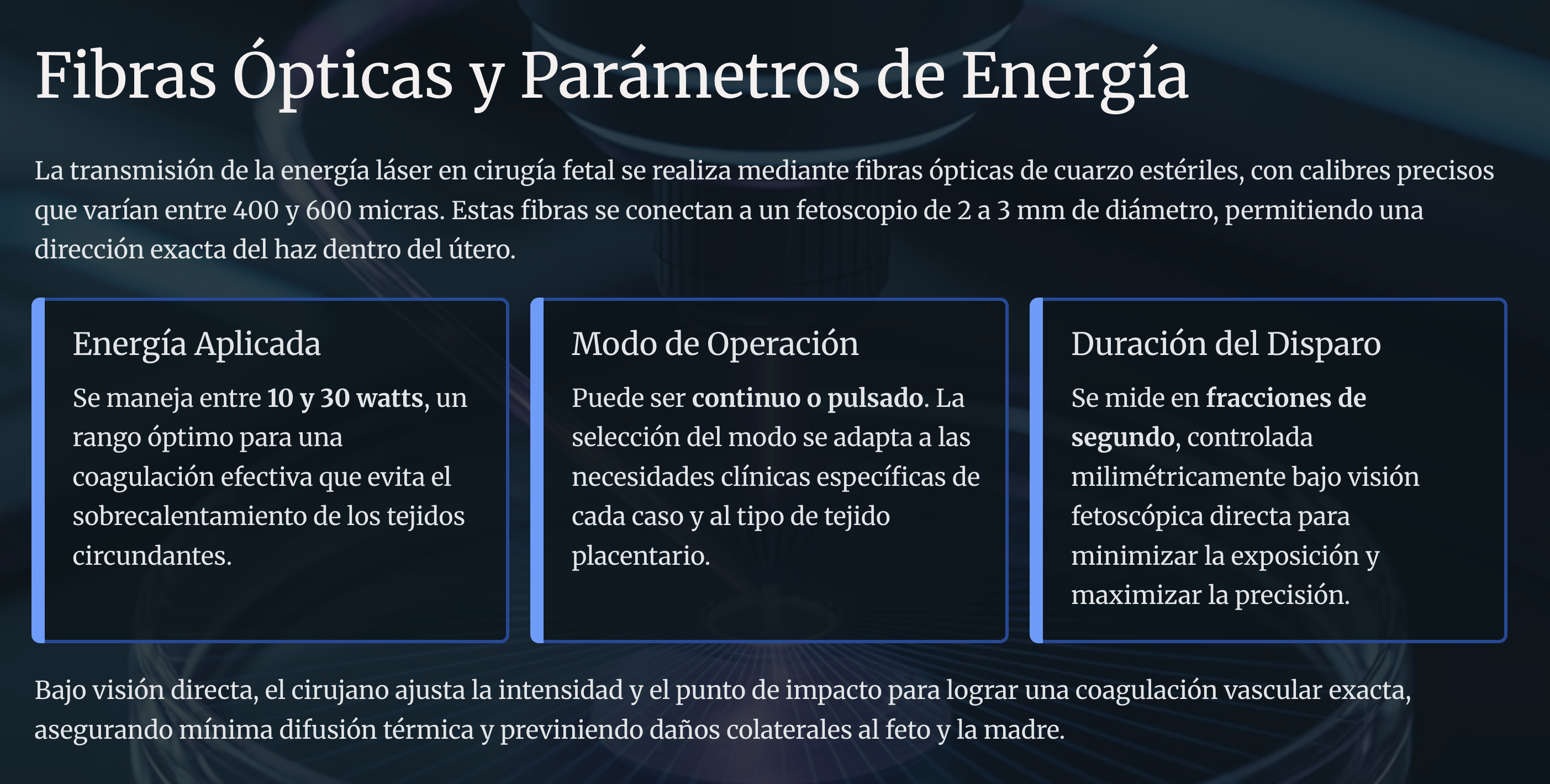 Cirugia fetal con laser - LasersLux | Equipos Laser